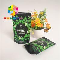 China Stand Up k Plastic Pouches Packaging Aluminum Foil Lined Matcha Powder Green Tea Bag for sale