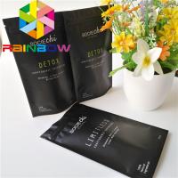China Food Grade Material Stand Up Zipper Pouch Cone Shaped Moringa Powder Bag With Foil Liner for sale
