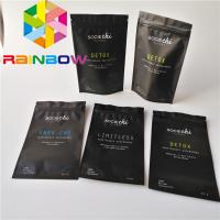 China Food Grade Material Stand Up Zipper Pouch Cone Shaped Moringa Powder Bag With Foil Liner for sale
