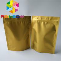 China Poly k Mylar Plastic Pouches Packaging Aluminum Foil Stand Up Zipper Bag For Snack for sale