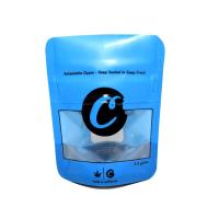 China Printed Foil Pouch Packaging Recloseable 3.5 Grams Cookies Bag Smell Proof With k for sale