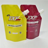 China BPA Free Plastic Hair Mask Spout Bags Packaging Liquiddrink Coffee Stand Up Pouches for sale