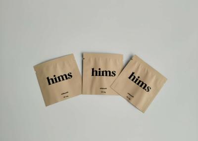 China Vitamin Capsule Custom Printed Stand Up Pouches , Heat Seal Packaging Bags Any Size for sale