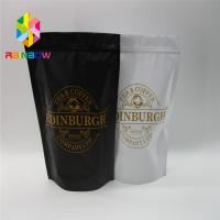 China Good Grade Custom Printed Stand Up Pouches Valve Hot Stamping Printing Skill SGS Approval for sale