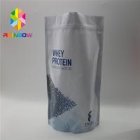 China Zipper Reclosable Plastic Pouches Packaging Double Sided Matte Gold Flat Food Safe Bags for sale