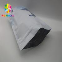 China Zipper Reclosable Plastic Pouches Packaging Double Sided Matte Gold Flat Food Safe Bags for sale