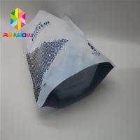 China Zipper Reclosable Plastic Pouches Packaging Double Sided Matte Gold Flat Food Safe Bags for sale