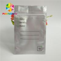 China Cosmetic Cream Oil Zip Seal Bags , Customized Printing Aluminium Foil Pouch for sale
