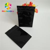 China Zip Top Heat Seal Packaging Bags Eyelashes Holographic Stand Up Pouch Clear Front for sale