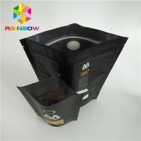 China Stand Up Plastic Pouches Packaging Printed One Way Valve k Coffee Bag for sale