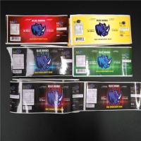 China PVC Transparent Shrink Sleeve Labels Barcode Metallic Holographic For Box / Pill Bottle for sale