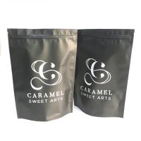 China Aluminum Foil Tea Packaging Pouch Smell Proof Front Window Mylar Bags For Gummy Candy Weed for sale