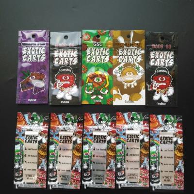 China Childproof Herbal Incense Packaging Digital Hologram Printing Stand Up Plastic Pouch for sale