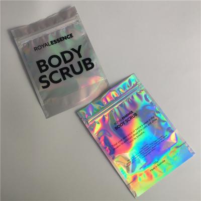 China BPA Free Gravure Printing Stand Up Aluminum Foil Pouch Packaging Facial Mask Holographic Laser Bag for sale