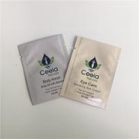 China Biodegradable Small Cosmetic Packaging Bag Facial Hair Mask Body Oil Cream Sachet Pouch for sale