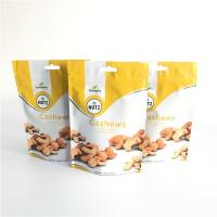 China Custom Printing Plastic Pouches Packaging Stand Up Zipper Bag With One Way Degassing Valve for sale