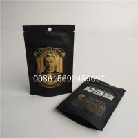 China Smell Proof Small Plastic Pouches Packaging Weeds Mylar Child Resistant Bag for sale