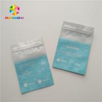 China Face Eyes Mask Plastic Pouches Packaging Three Side Sealed Flat Bag Glossy Surface for sale