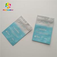 China Face Eyes Mask Plastic Pouches Packaging Three Side Sealed Flat Bag Glossy Surface for sale