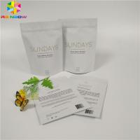 China Zip Lock Pouch Kraft Custom Printed Paper Bags Scrub Packaging Biodegradable Moisture Proof for sale
