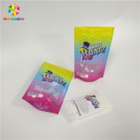 China Smell Proof Recyclable Tea Bags Packaging Zip Lock Window Runtz Laser Hologram for sale