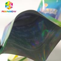 China Moisture Proof Stand Up Zipper Pouch Bags RUNTZ Colorful Mylar Laser Hologram Zip Lock for sale