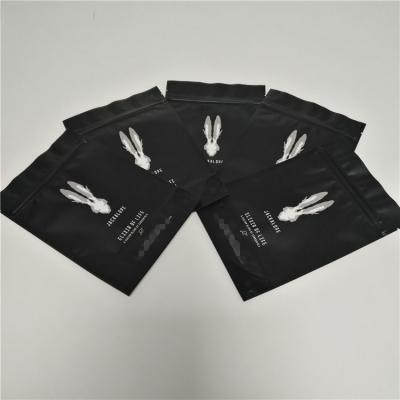 China 250 Grams Matte Black Food Packaging Films Stand Up Coffee Bags FDA SGS Approval for sale