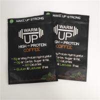 China Matte Black Biodegradable Stand Up Zipper Pouch Bags Plastic Mylar Coffee Sachet Packaging for sale