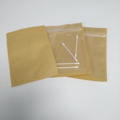 China Brown Kraft Tea Bags Packaging Flat k Mylar 12*17.5cm Customed Printing for sale