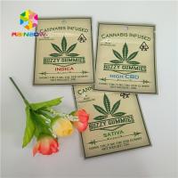 China Child Resistant Stand Up Zipper Pouch Herbal CBD Bag Packaging Gravure Printing hemp bags for sale