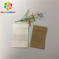 China Rectangle Round Window Customized Paper Bags 50-200 Microns Thickness For Packaging for sale