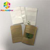 China Rectangle Round Window Customized Paper Bags 50-200 Microns Thickness For Packaging for sale