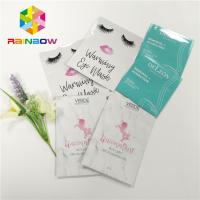 China Custom Printed Plastic Pouches Packaging Three Side Heat Seal With Tear Notch for sale