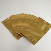 China Top Zipper Stand Up Pouch Bags Laminated Material With Euro / Round Hanging Hole for sale