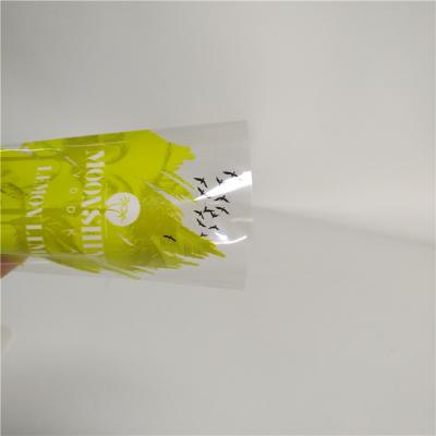China Bottled Beverage packaging plastic film PET Material Sticker Shrink Sleeve for sale
