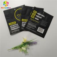 China Customized Foil Pouch Packaging Three Side Sealing Matte Black Surface Smell Proof for sale