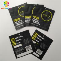 China Customized Foil Pouch Packaging Three Side Sealing Matte Black Surface Smell Proof for sale