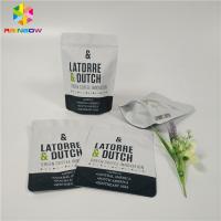 China Eco - Friendly Aluminum Foil Stand Up Pouch Coffee Tea Packaging Matte Finish Surface for sale