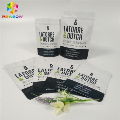 China Aluminium Foil Pouch Packaging k Reclosable Valve Coffee Bag Gravure Printing for sale
