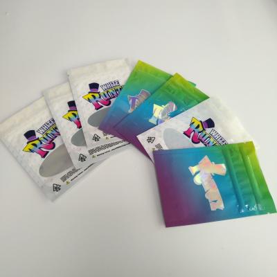 China Mylar Runtz Sealed Plastic Bags Custom Printed For Cannabis Hemp Packaging for sale