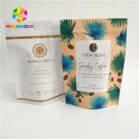 China Aluminum Foil Stand Up Coffee Pouches , Plastic k Bags With Tear Notches for sale