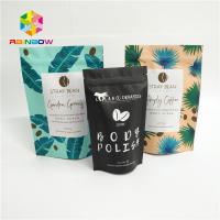 China Glossy Material Custom Printed Stand Up Pouches Coffee Bag For Food Packaging for sale
