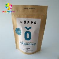 China Custom Printed k Food Stand Up Pouch Packing Bag Kraft Paper Matte Surface for sale