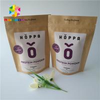 China Custom Printed k Food Stand Up Pouch Packing Bag Kraft Paper Matte Surface for sale