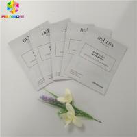 China Aluminum Foil Plastic Cosmetic Packaging Bag Facial Packing 3 Sides Seal Mask Packet for sale