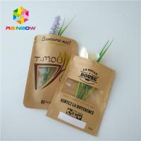 China Resealable Custom Paper Bags Food Grade Three Side Seal Aluminum Foil Cookie Packaging for sale