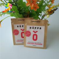 China Brown Kraft Paper Bag Packaging Filter Coffee Powder Bags Matt Surface With Window for sale