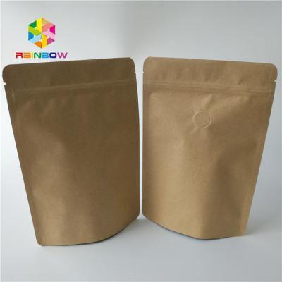 China Smell Proof Paper Box Packaging Stand Up Pouch k Heat Seal With Clear Front for sale