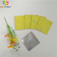 China Food Grade Foil Pouch Packaging Mylar Three Side Seal Flat Zipper Bag For Snack Tea Capsule for sale
