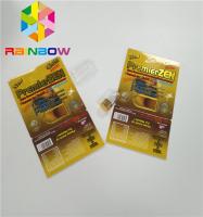 China Premierzen Blister Card Packaging Custom Child Resistant Botton Lock 3D Card Paper Box for sale